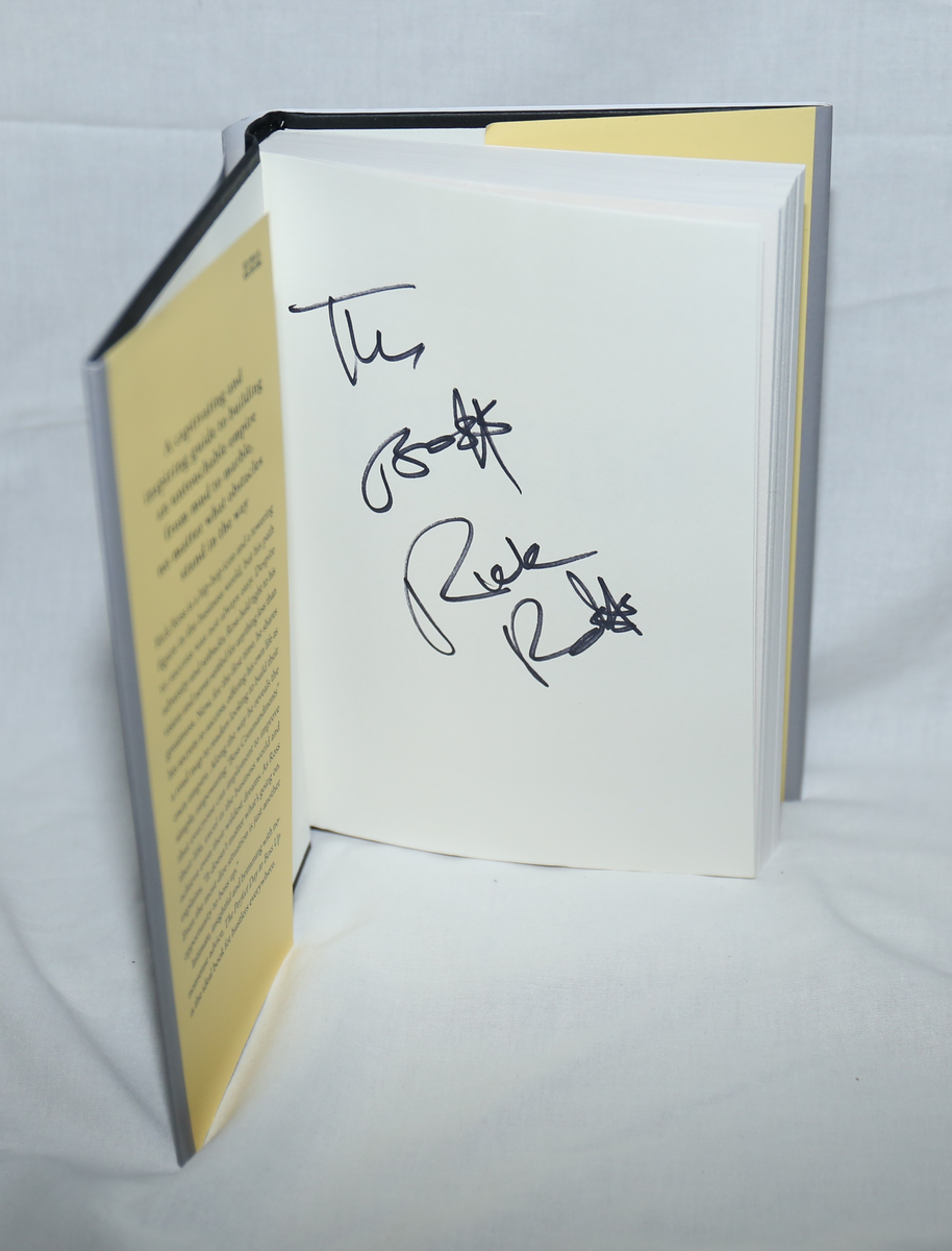 Autographed Rick Ross Book – Tour Merch Gear